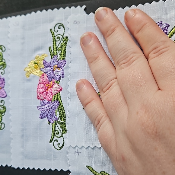 Hand Crafted | Office | Handmade Machine Embroidery Flower Patch | Poshmark
